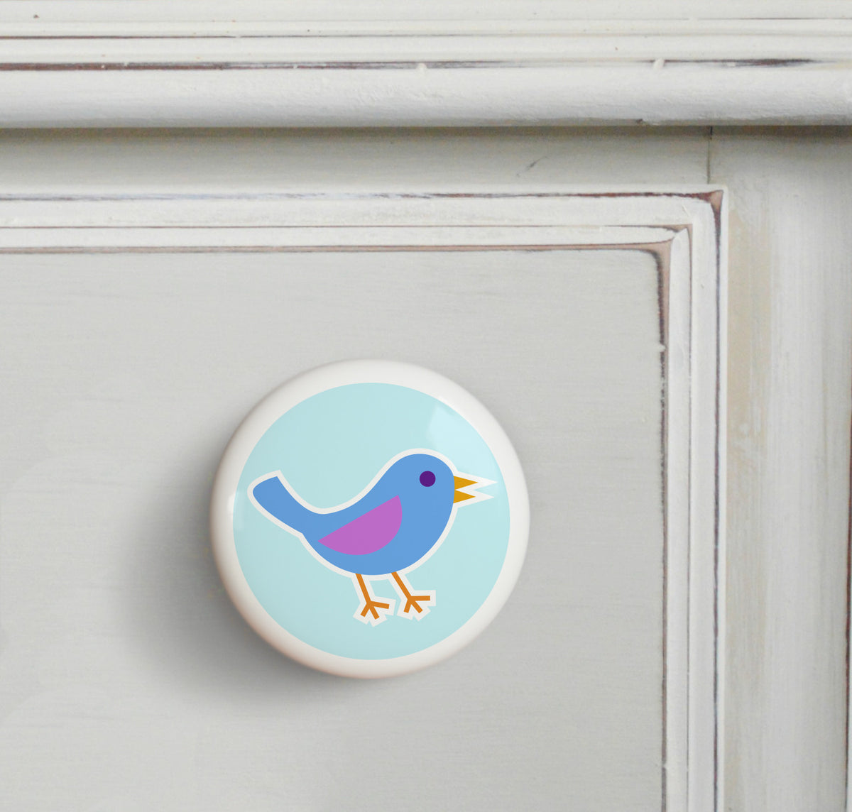 Birdie Set of 4 Small Kids Drawer Knobs – Art Appeel