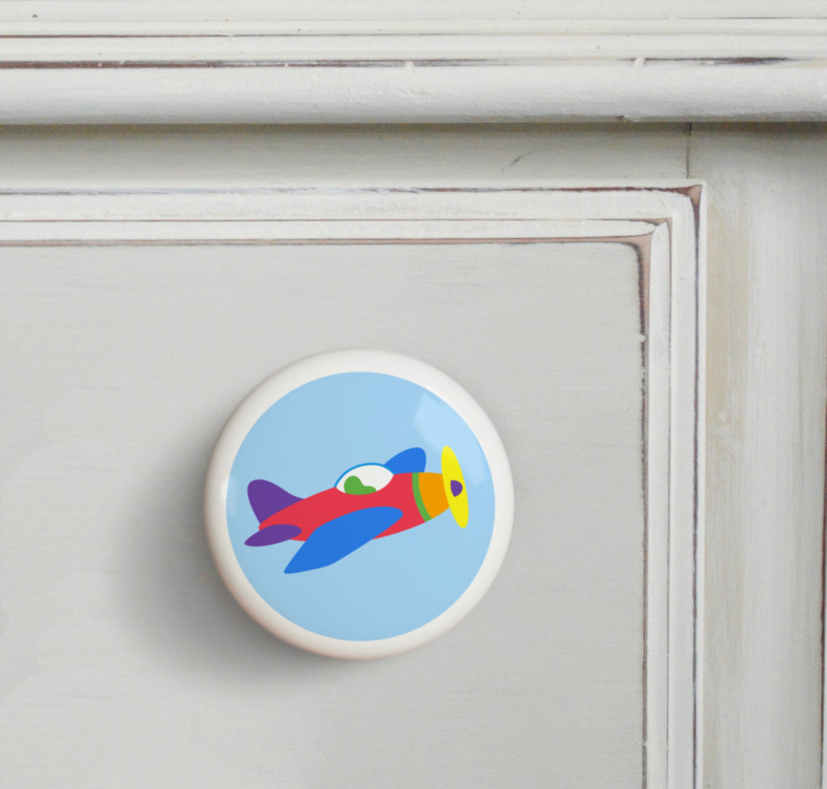 Trains, Planes & Trucks Set of 4 Small Kids Drawer Knobs – Art Appeel